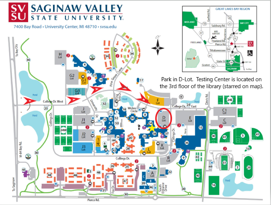 General Information - Testing Center - SVSU